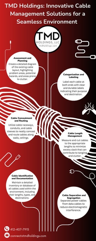 TMD Holdings Innovative Cable Management Solutions for a Seamless ...