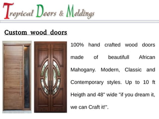 Entry doors Miami | PDF