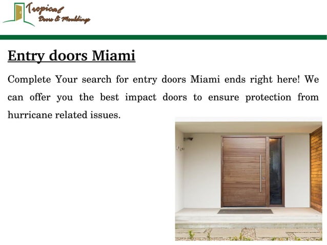 Entry doors Miami | PDF