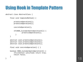 Presentation on Template Method Design Pattern | PPTX