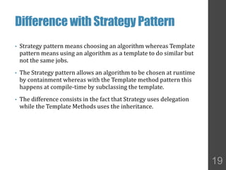 Presentation on Template Method Design Pattern | PPTX