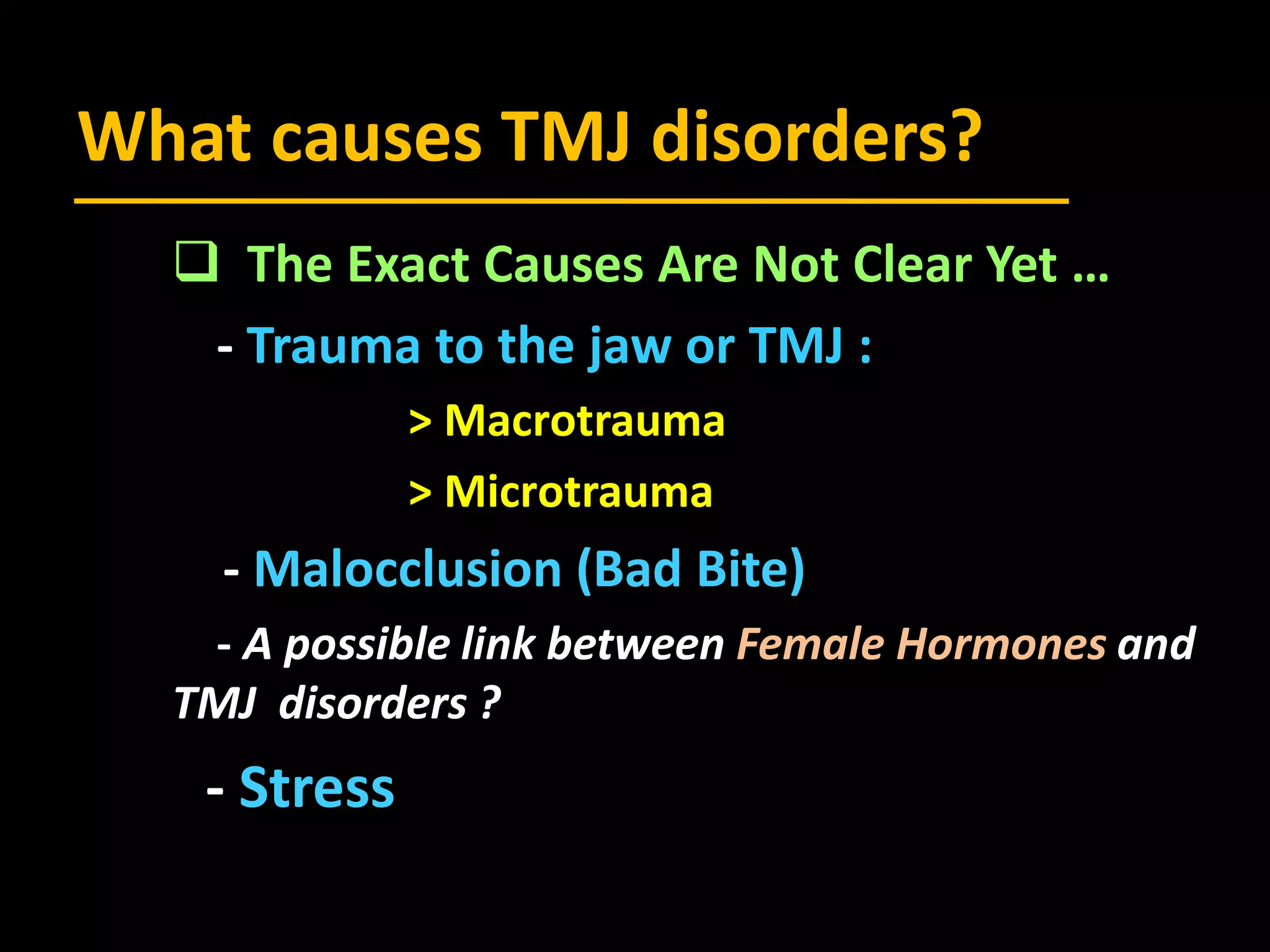 TMDs and occlusal splints therapy | PDF