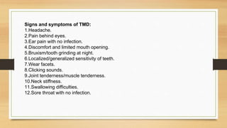 tempromandibuler disorder and ortho treatment ppt.pptx