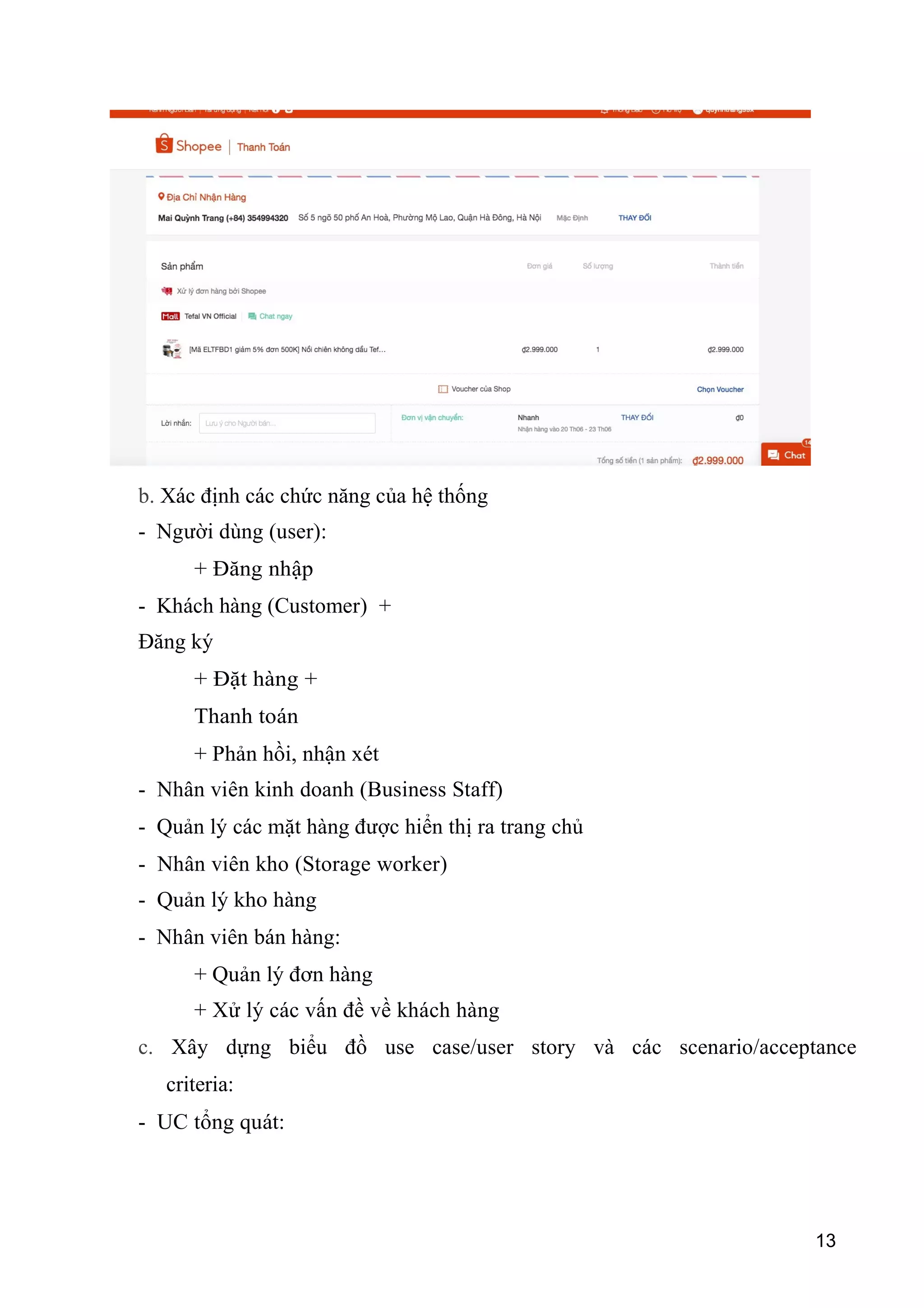 Phát triển hệ thống thương mại điện tử PTIT | PDF