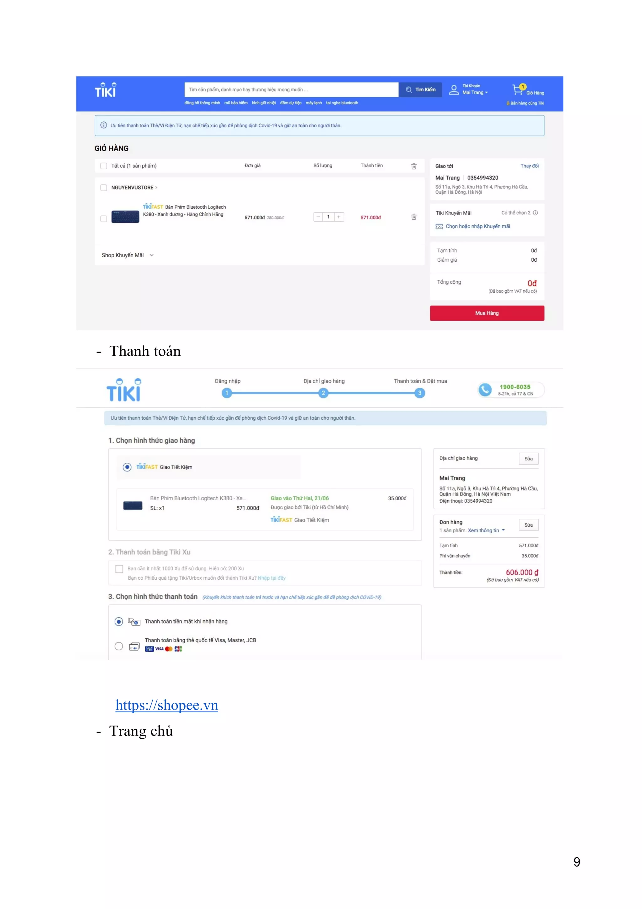 Phát triển hệ thống thương mại điện tử PTIT | PDF