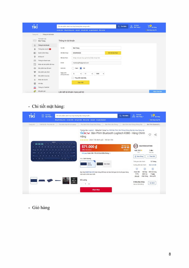 Phát triển hệ thống thương mại điện tử PTIT | PDF