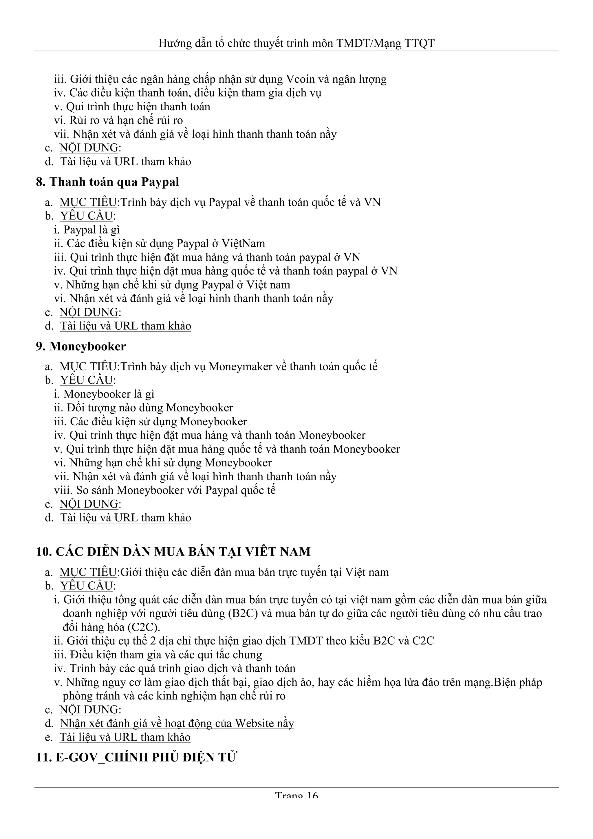 Tmdt detaithuyettrinh nhom | PDF