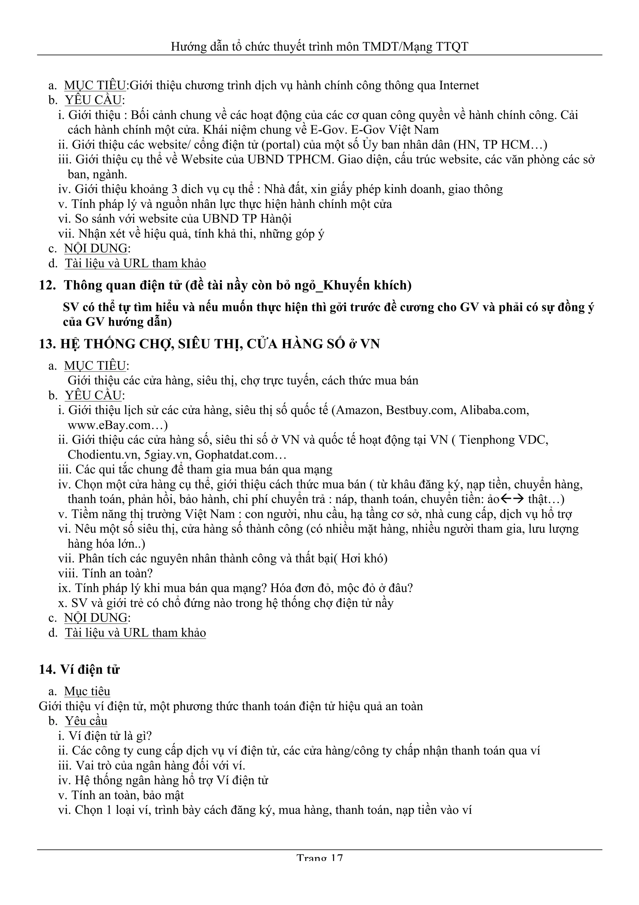 Tmdt detaithuyettrinh nhom | PDF