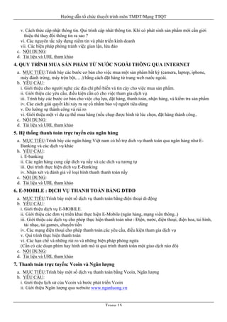 Tmdt detaithuyettrinh nhom | PDF