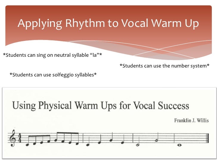 Using Physical Warm Ups for Vocal Success