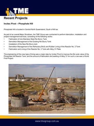 Tme Capability Statement | PPSX