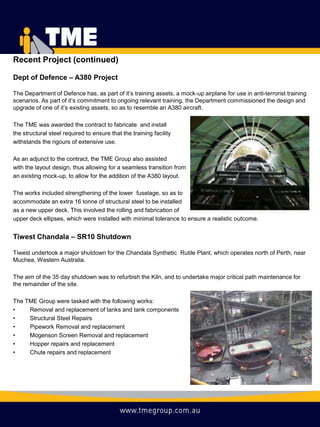 Tme Capability Statement | PPSX