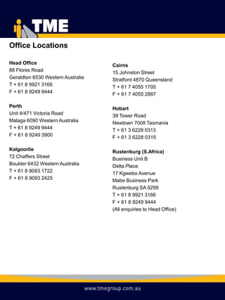 Tme Capability Statement | PPSX