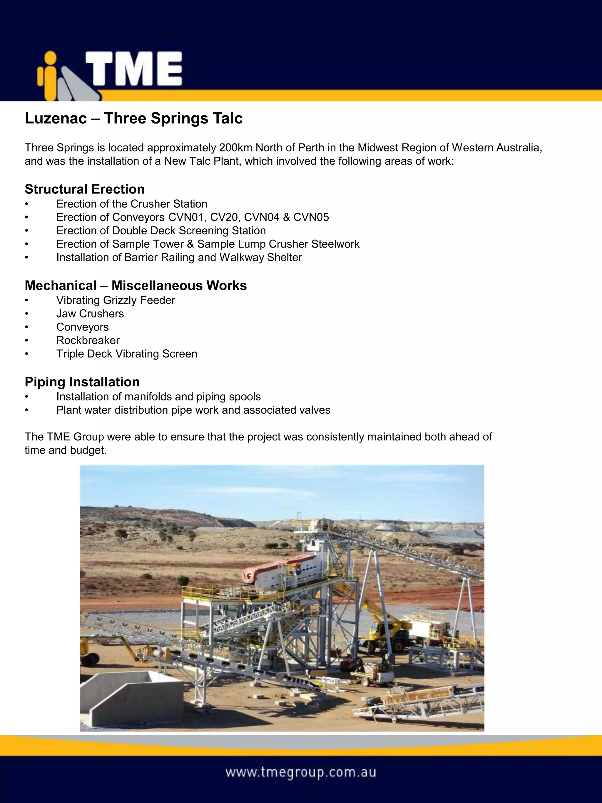 TME Capability Statement | PPTX