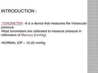 Tonometer | PPT
