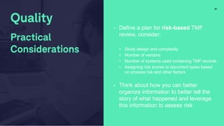TMF Fundamentals - An Introduction to Better Trial Master File ...