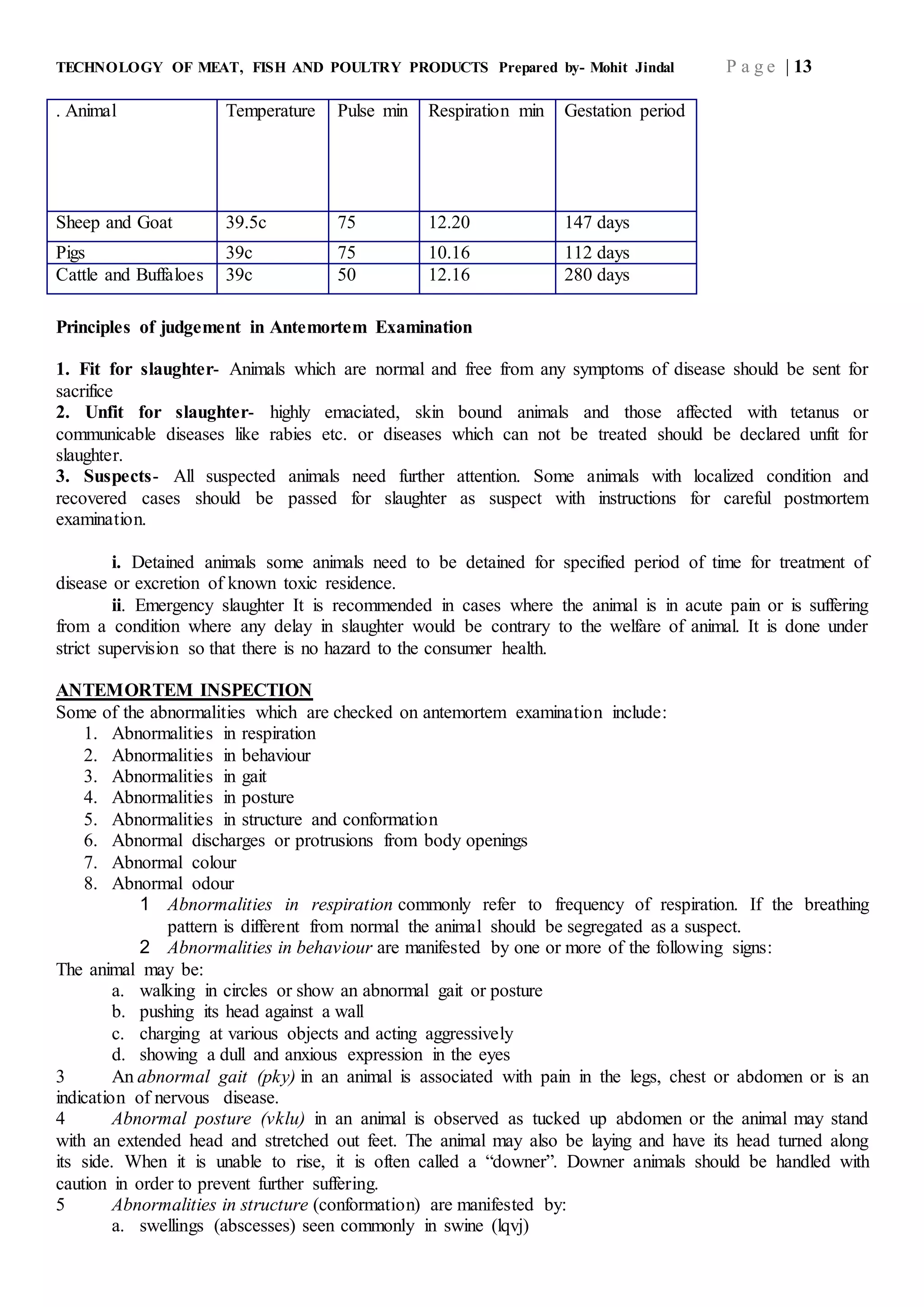TECHNOLOGY OF MEAT, FISH AND POULTRY PRODUCTS | DOCX