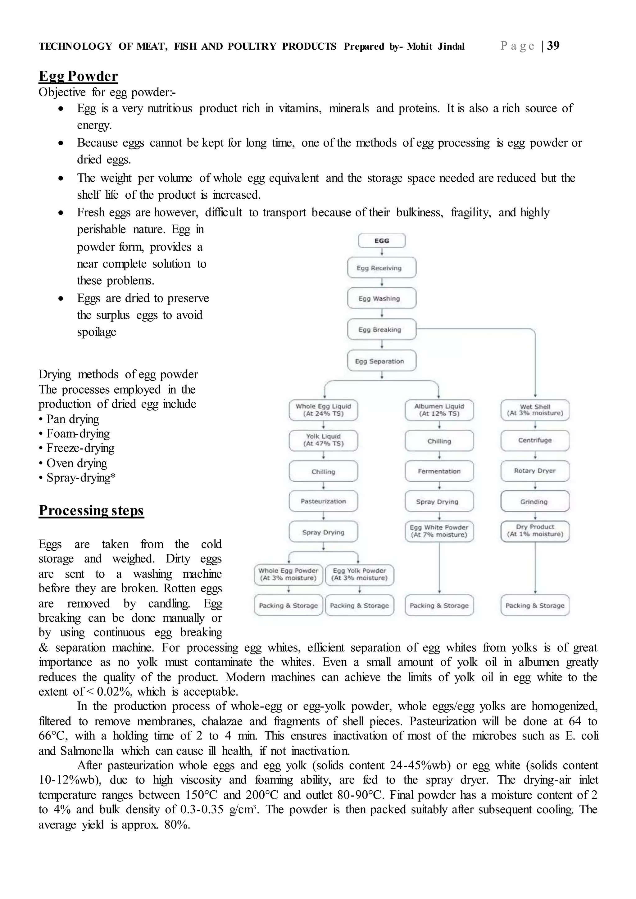 TECHNOLOGY OF MEAT, FISH AND POULTRY PRODUCTS | DOCX