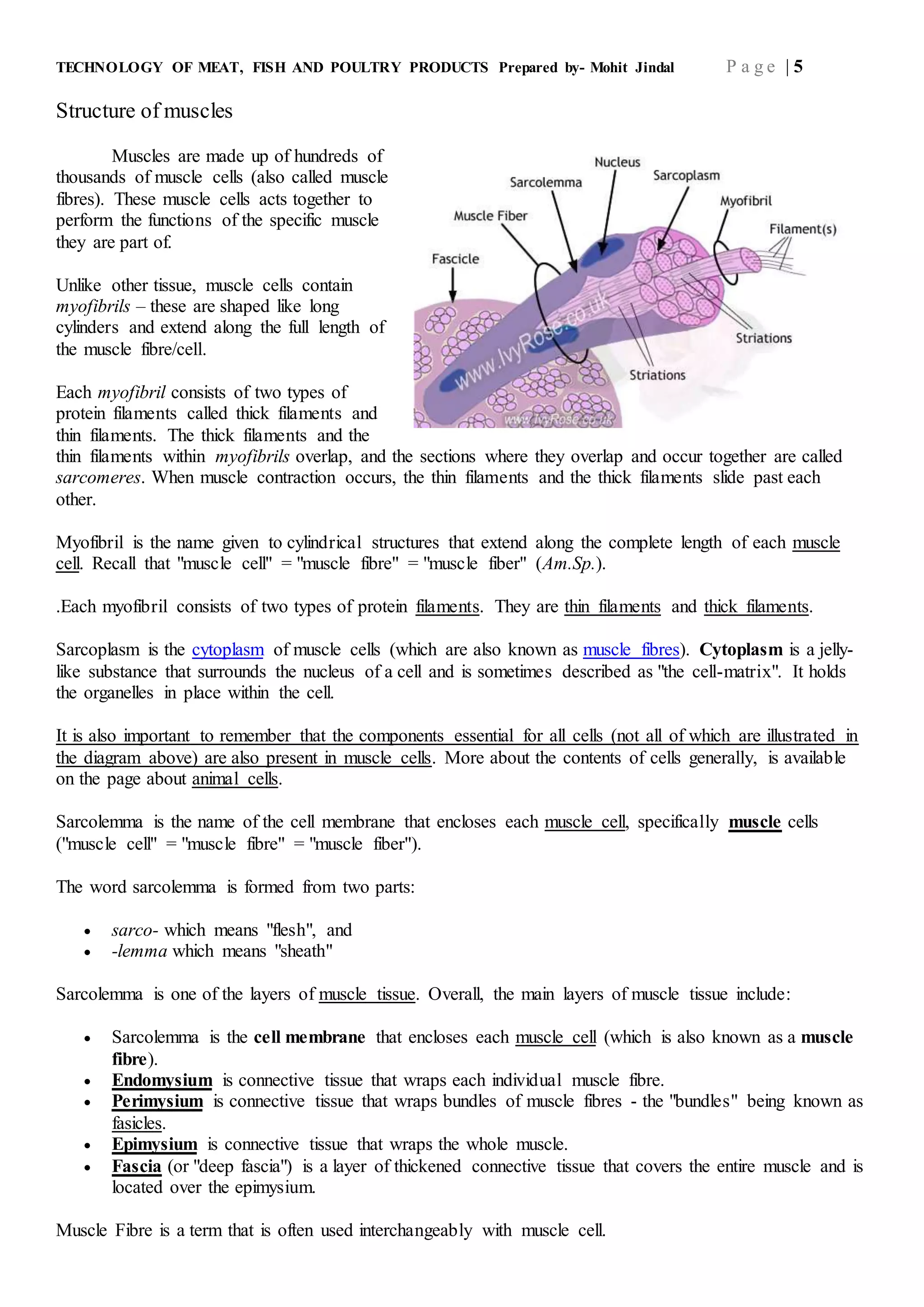 TECHNOLOGY OF MEAT, FISH AND POULTRY PRODUCTS | DOCX