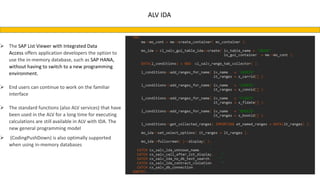 SITIST 2015 Dev - Abap on Hana | PDF