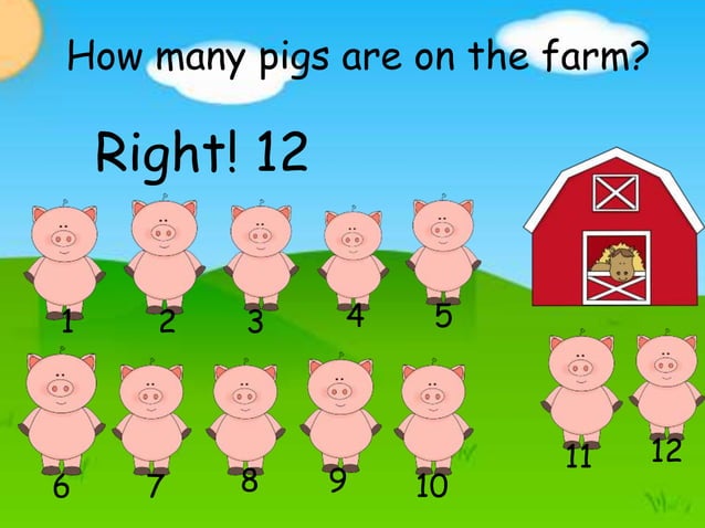 Math lesson pigs hiding | PPTX