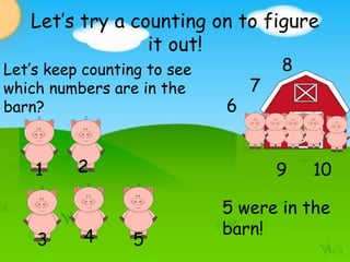 Math lesson pigs hiding | PPTX