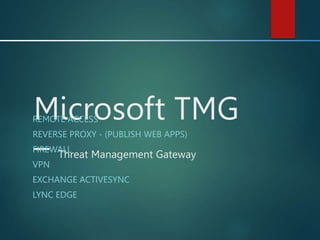 TMG_KT.ppt | Computer Networking | Computing