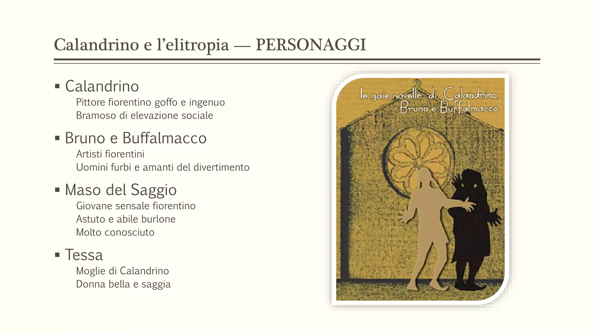 Calandrino e l'elitropia | PPTX