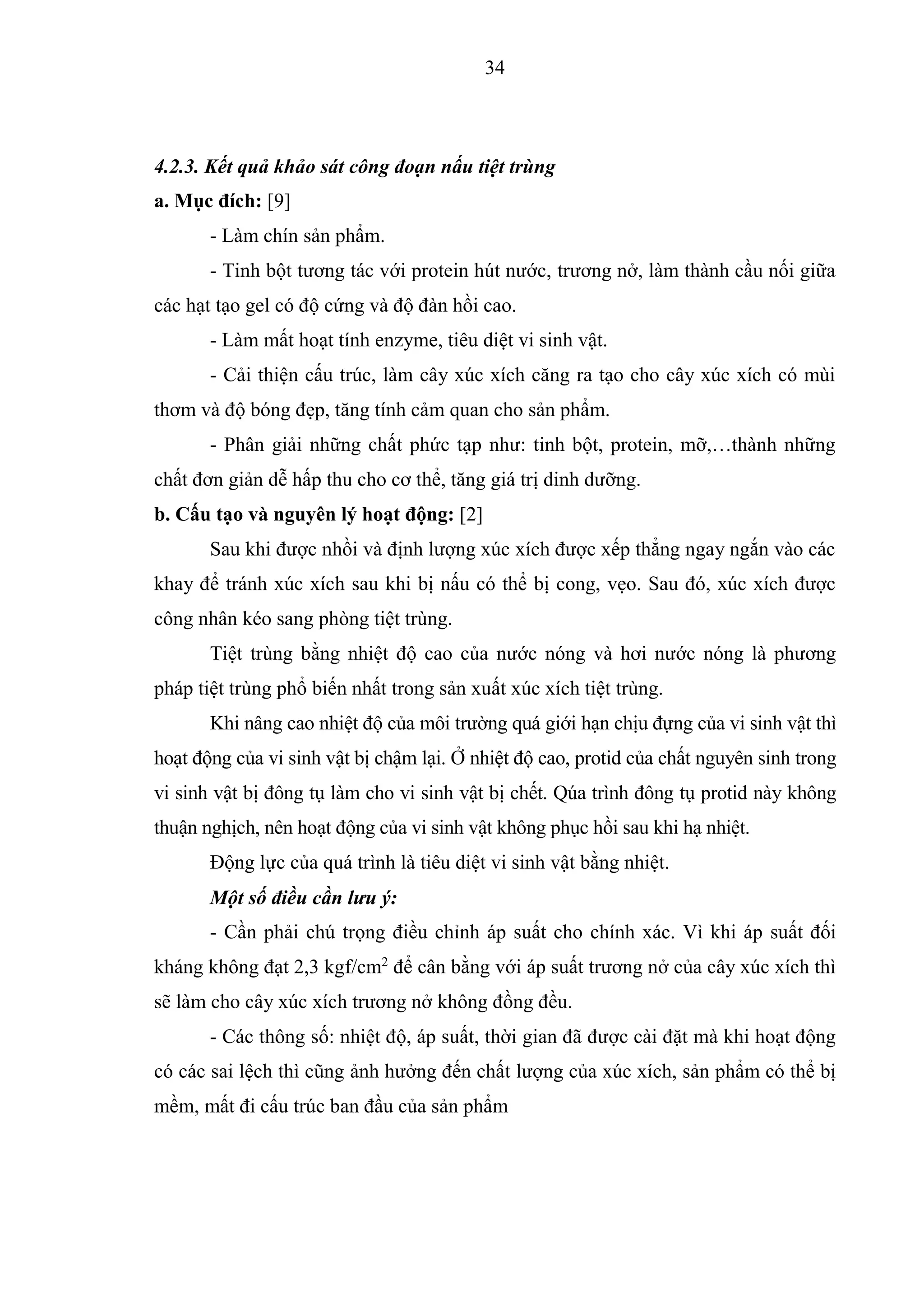 Tìm hiểu quy trình công nghệ sản xuất xúc xích heo tiệt trùng tại công ty cổ phần chế biến thực ...