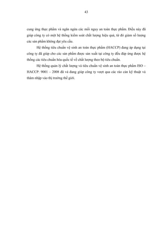 Tìm hiểu quy trình công nghệ sản xuất xúc xích heo tiệt trùng tại công ty cổ phần chế biến thực ...
