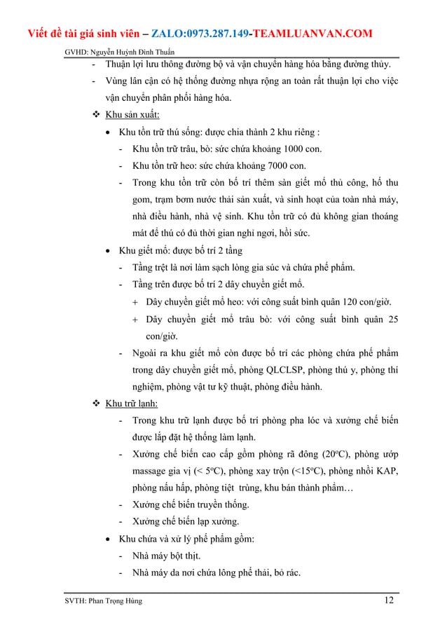 Tìm hiểu quy trình sản xuất Đồ hộp heo hầm Tại công ty vissan.doc