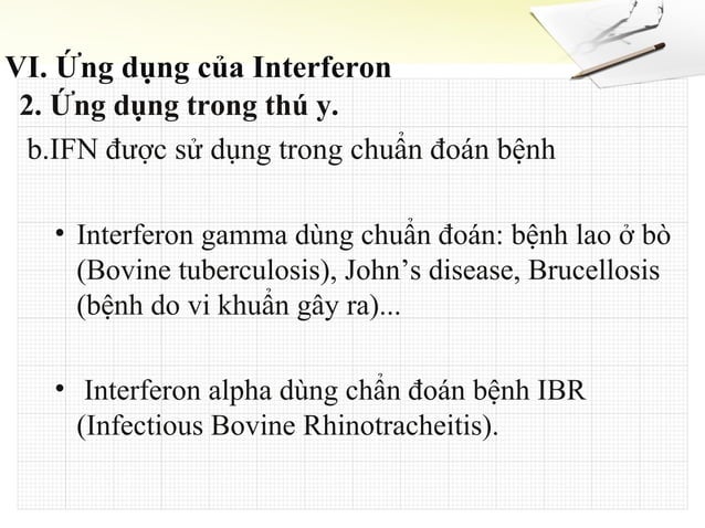 Tìm hiểu về interferon | PPT