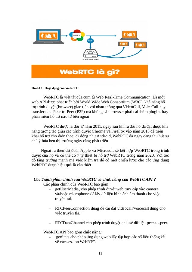 Tìm hiểu và ứng dụng webrtc để tạo ứng dụng video call 6850016 | PDF