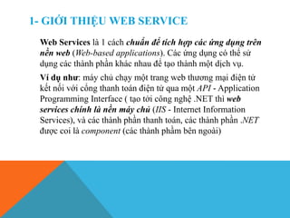 Tìm hiểu web service | PPT
