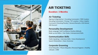 TMI Academy Aviation, Cabin Crew And Airport Management | PPT