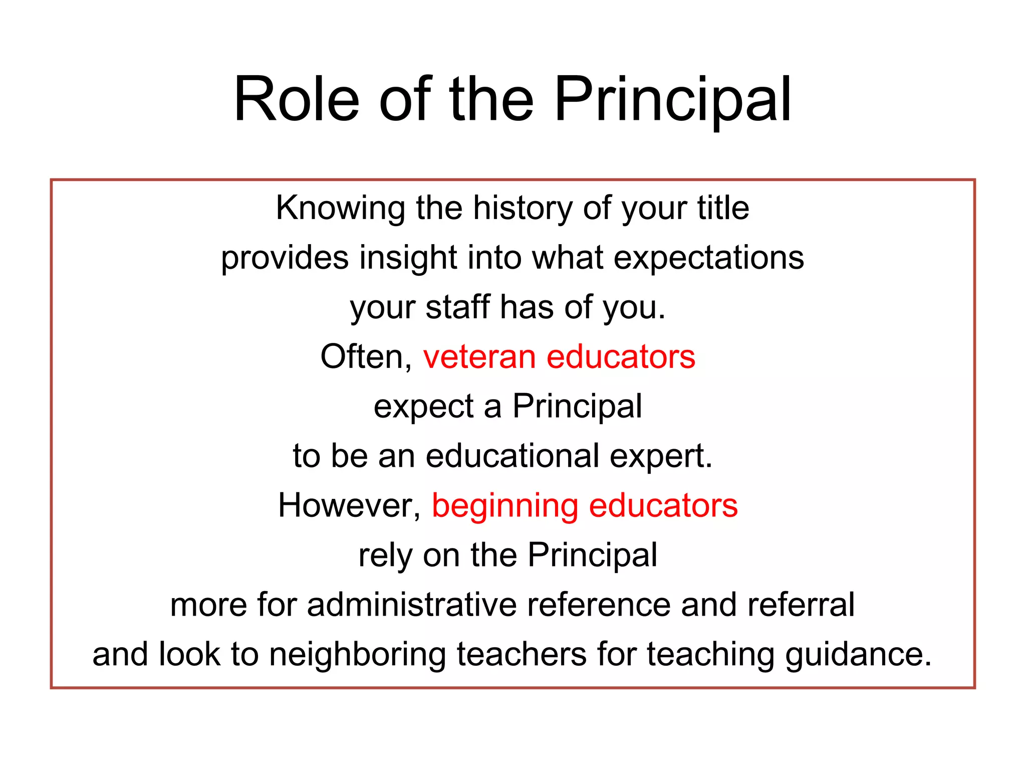 Tmi principles of principal communication | PPT