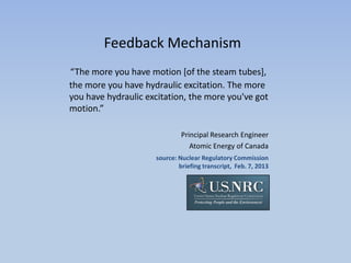 Three Mile Island Nuclear Plant steam generator safety is suspect | PPT