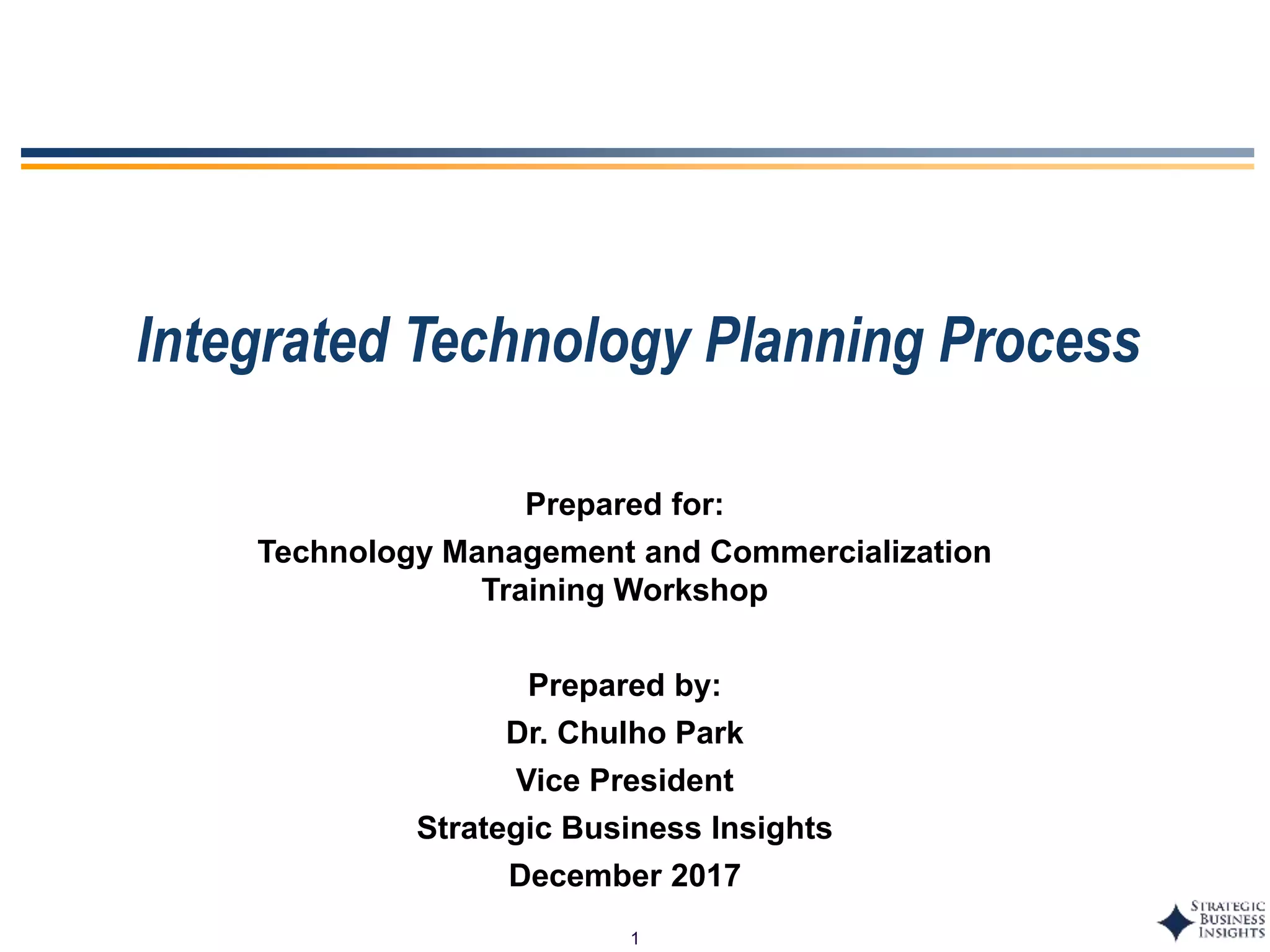 Integrated Technology Planning Process | PPT