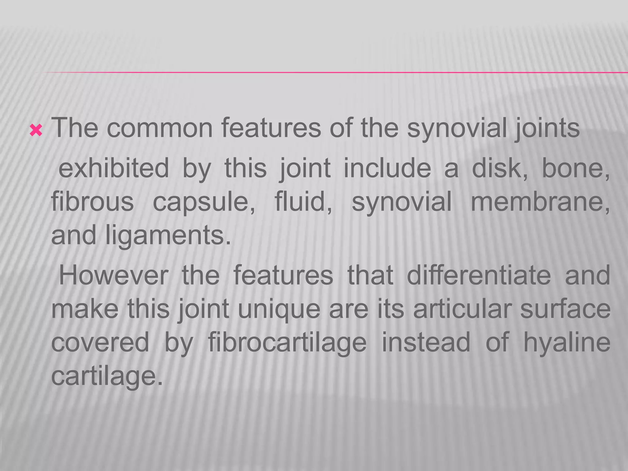 Temporomandibular Joint (TMJ ) | PPTX