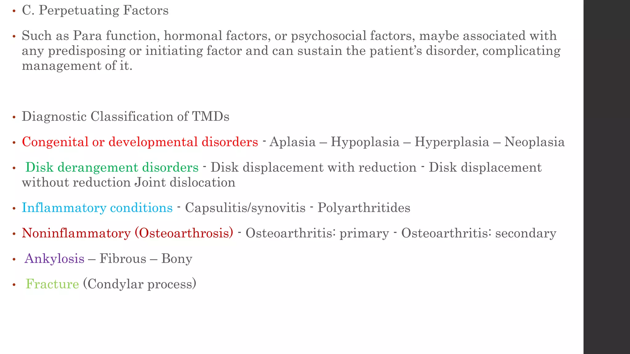 Temporomadibular joint and prosthodontic implications | PPTX