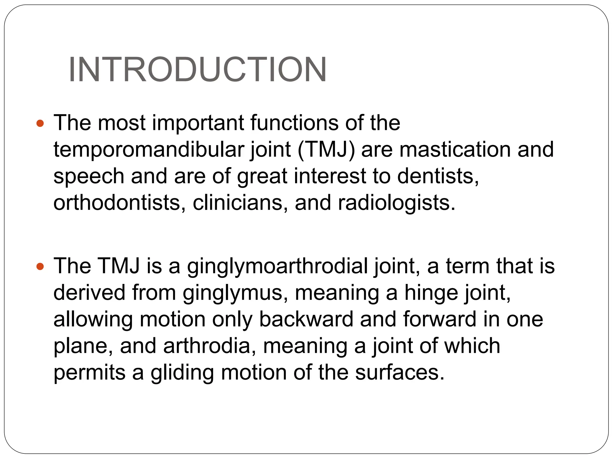 TMJ ANATOMY TMJ ANATOMY TMJ ANATOMY TMJ. | PDF