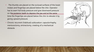 TMJ - Copy.pptx ANATOMY EXAMINITION DISORDER | PPTX