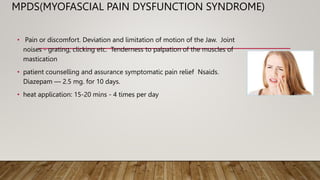 TMJ - Copy.pptx ANATOMY EXAMINITION DISORDER | PPTX
