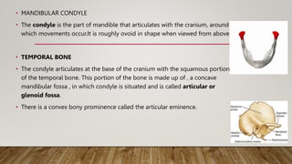 TMJ - Copy.pptx ANATOMY EXAMINITION DISORDER | PPTX