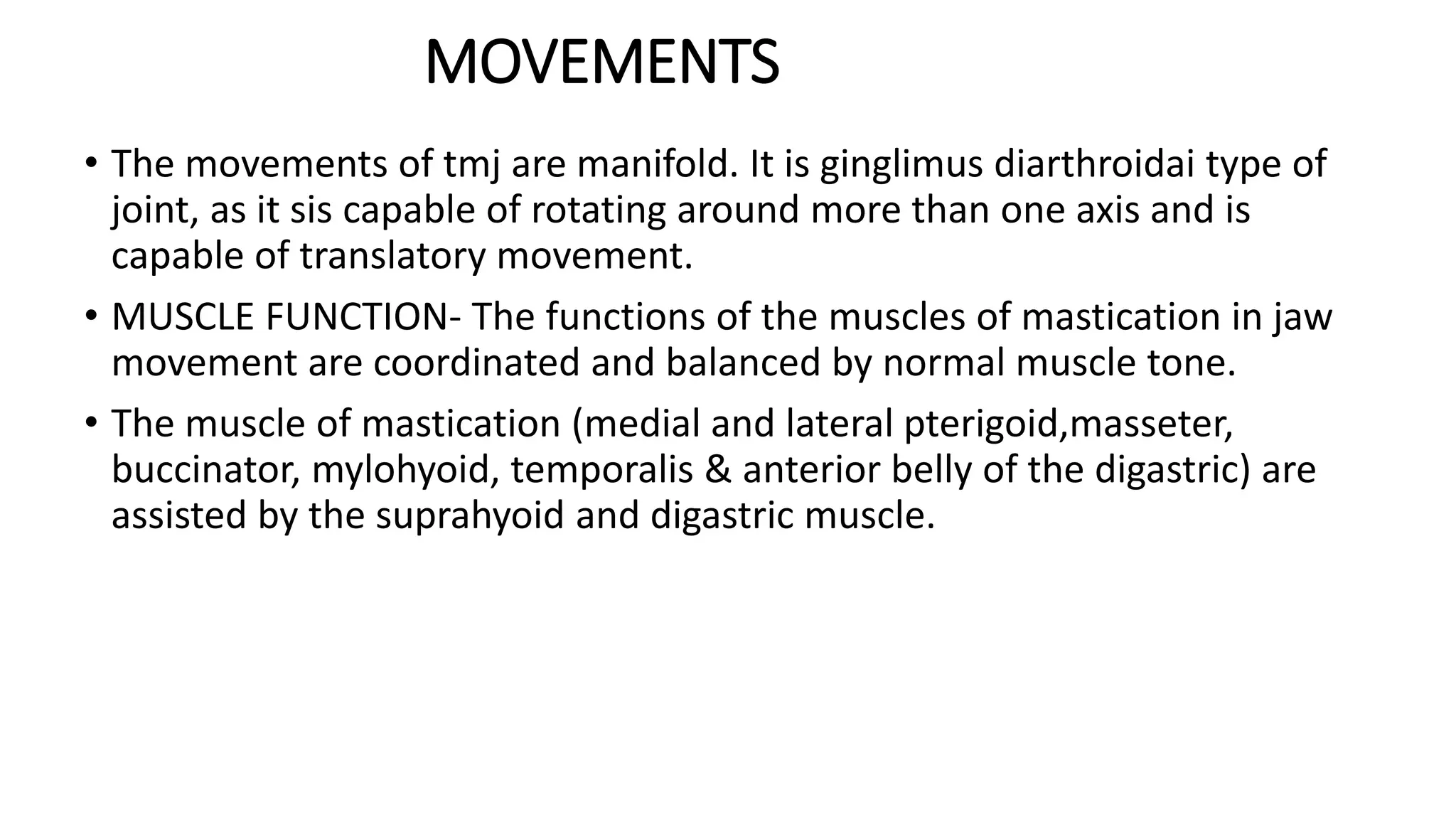 TMJ - ANATOMY & DISORDERS | PPTX