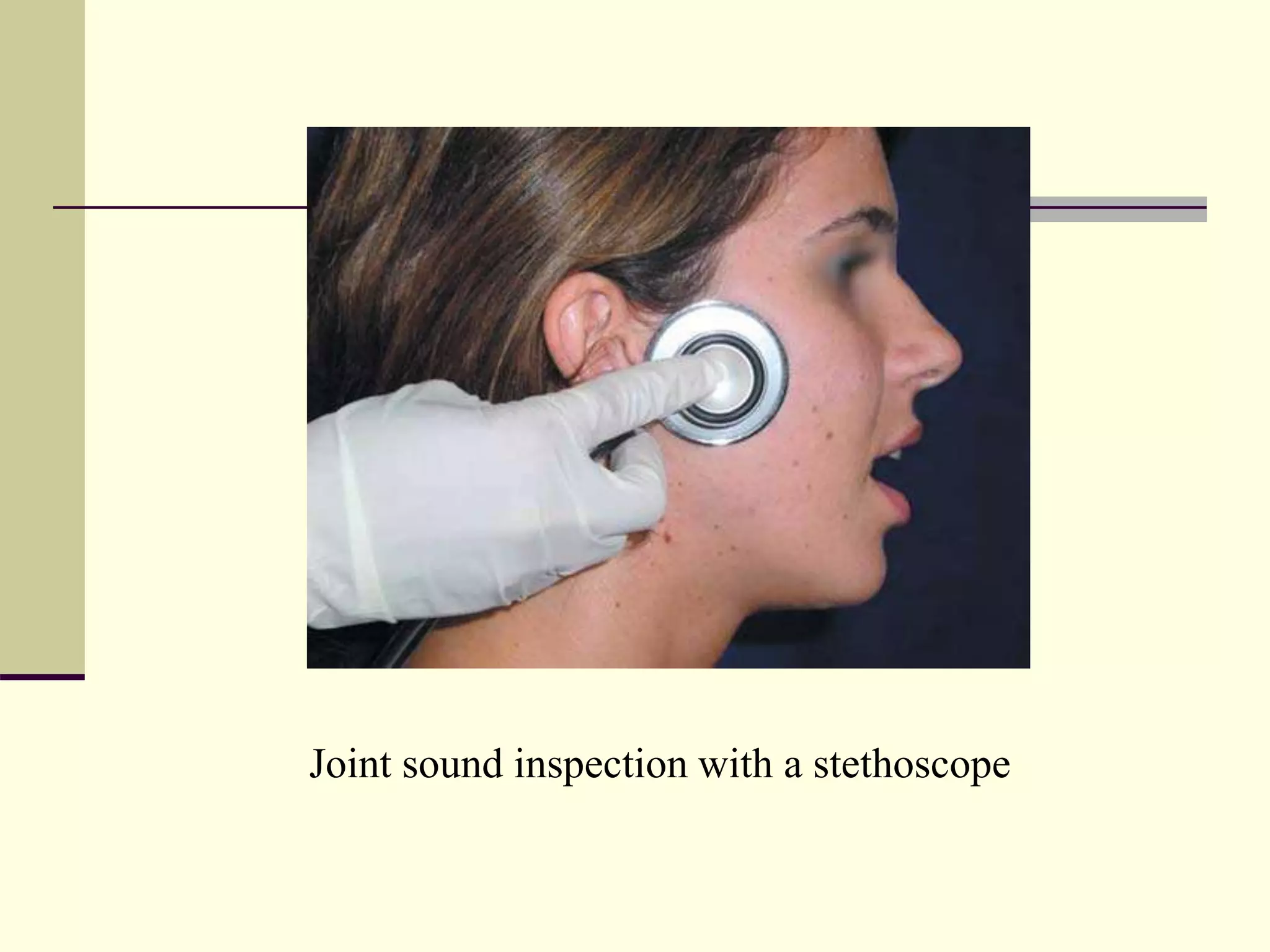 examination of temporomandibular joint disorders in orthodontic ...