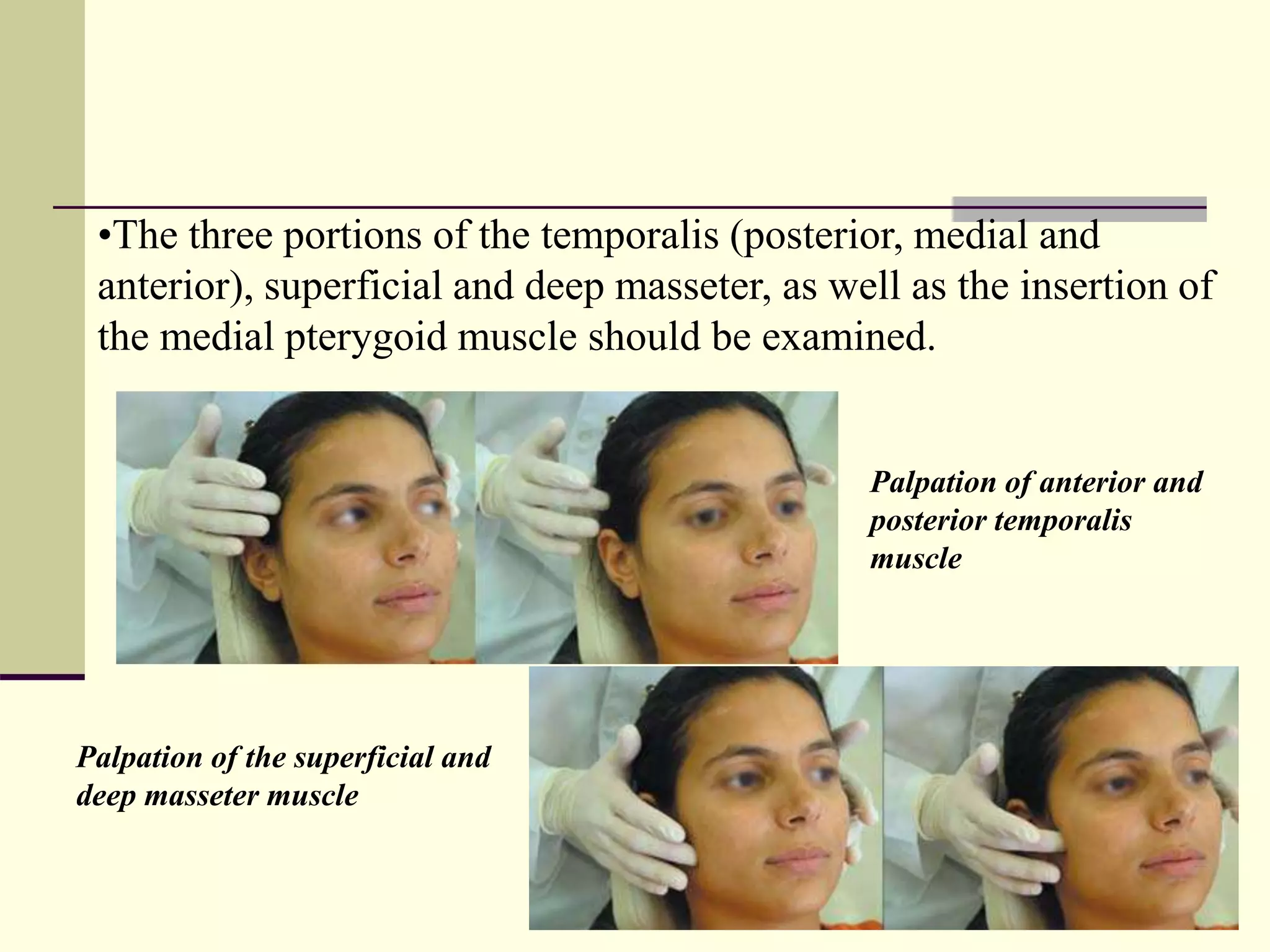 examination of temporomandibular joint disorders in orthodontic ...