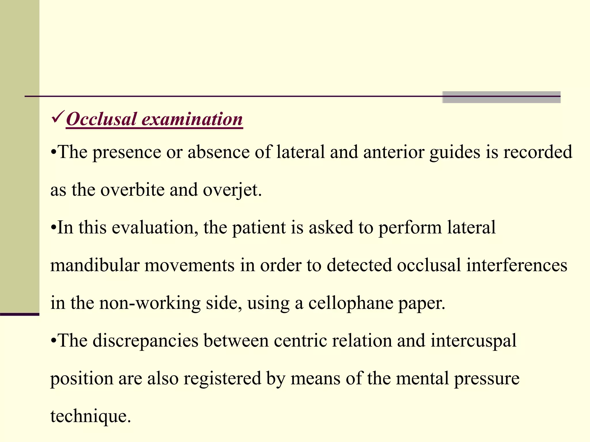 examination of temporomandibular joint disorders in orthodontic ...