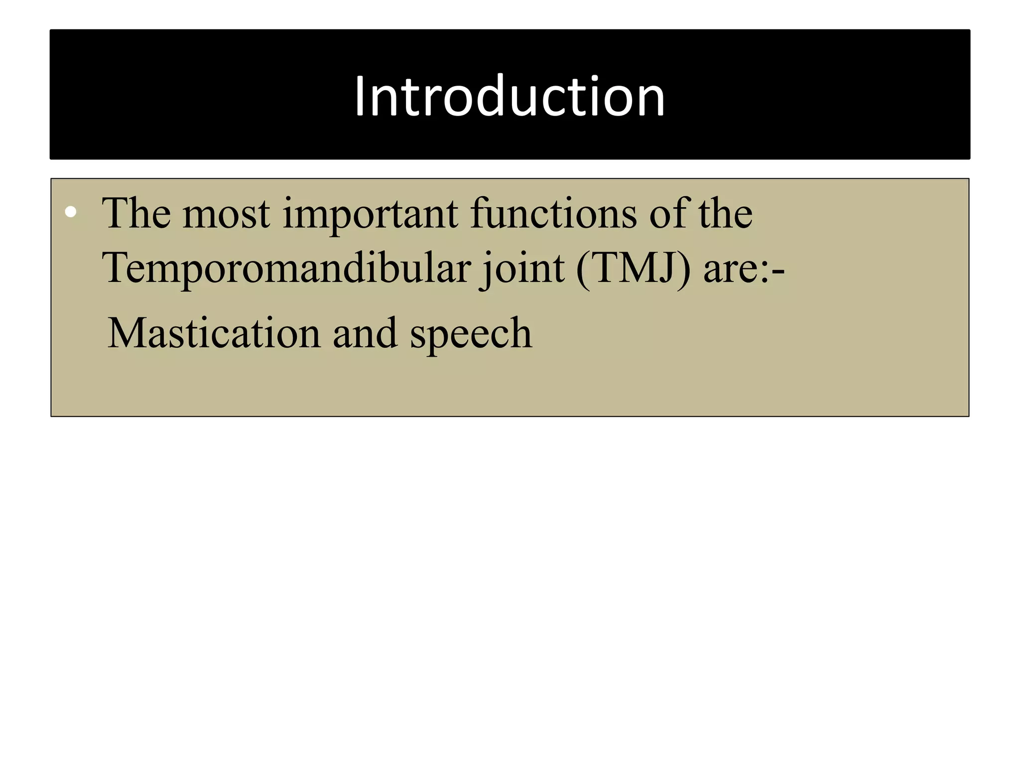 TMJ Temporomandibular Joint | PPTX | Death, Injury, or Military ...