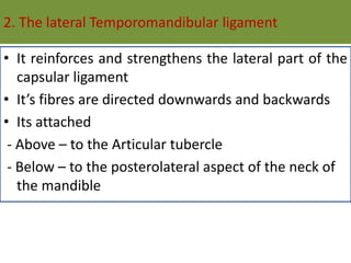 TMJ Temporomandibular Joint | PPTX